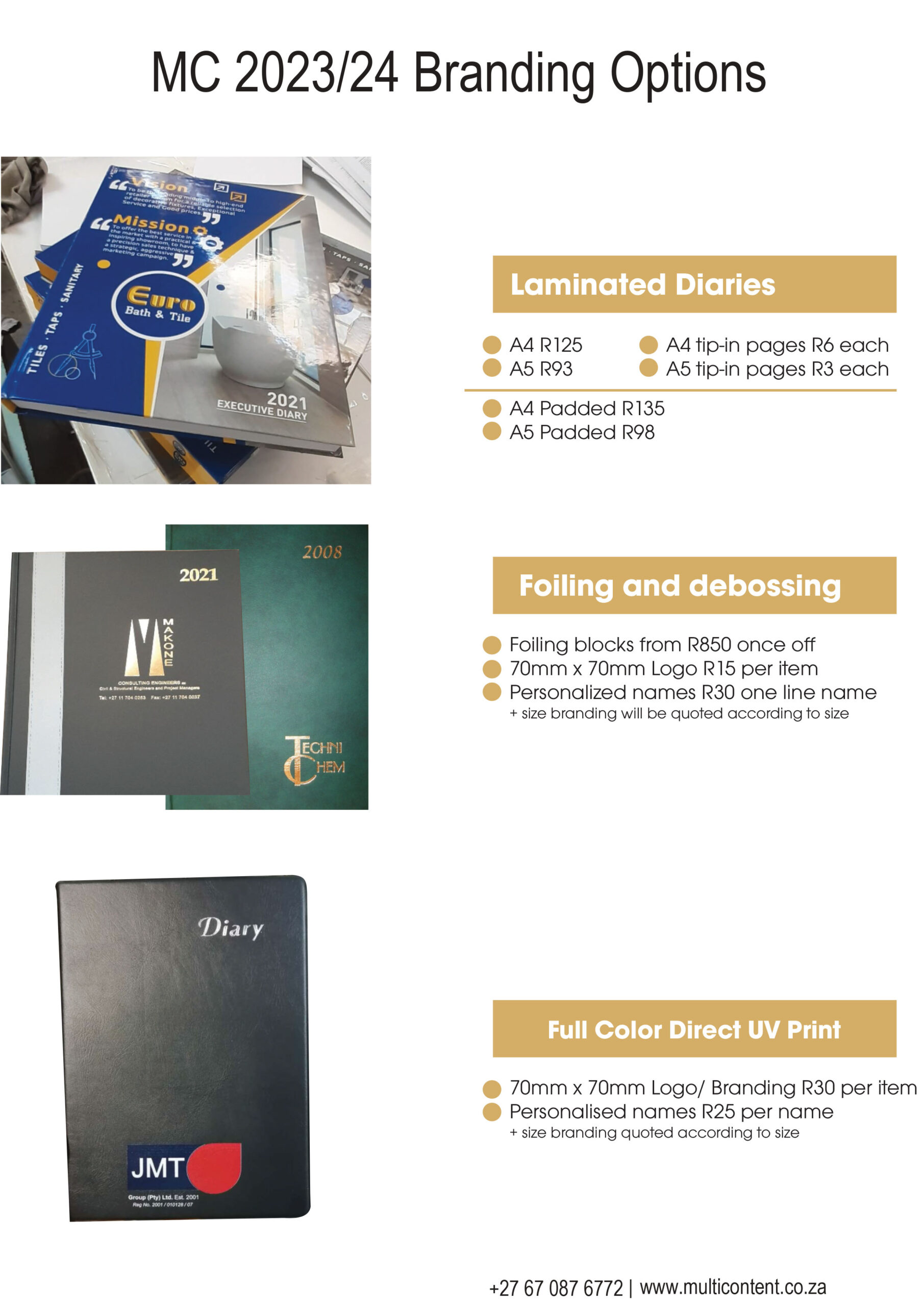 Diary Branding - Home - Diary Printing